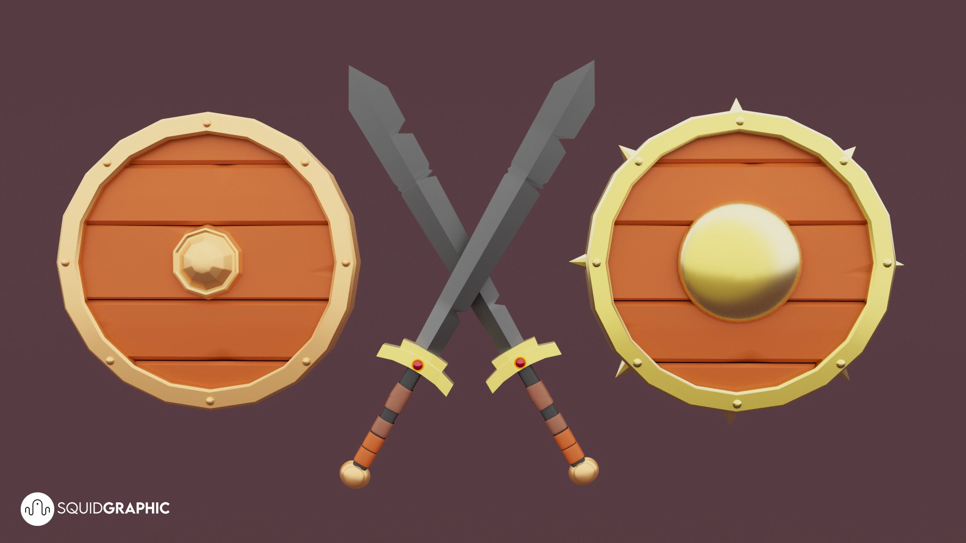 MEDIEVALS WARRIOR WEAPONS SWORD AXES LOW POLY 3D Model - TurboSquid 2092200