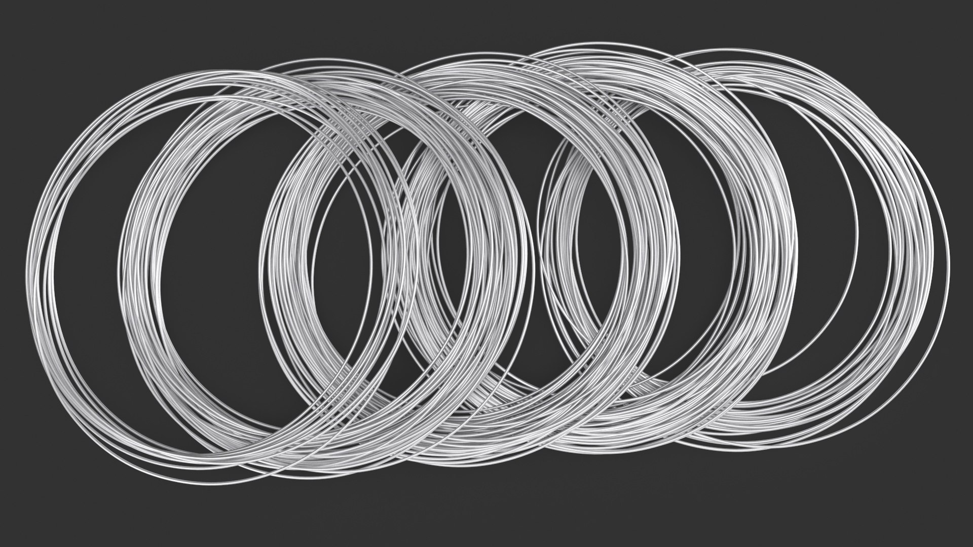 Twisted Aluminium Wire 3D Model - TurboSquid 2191895