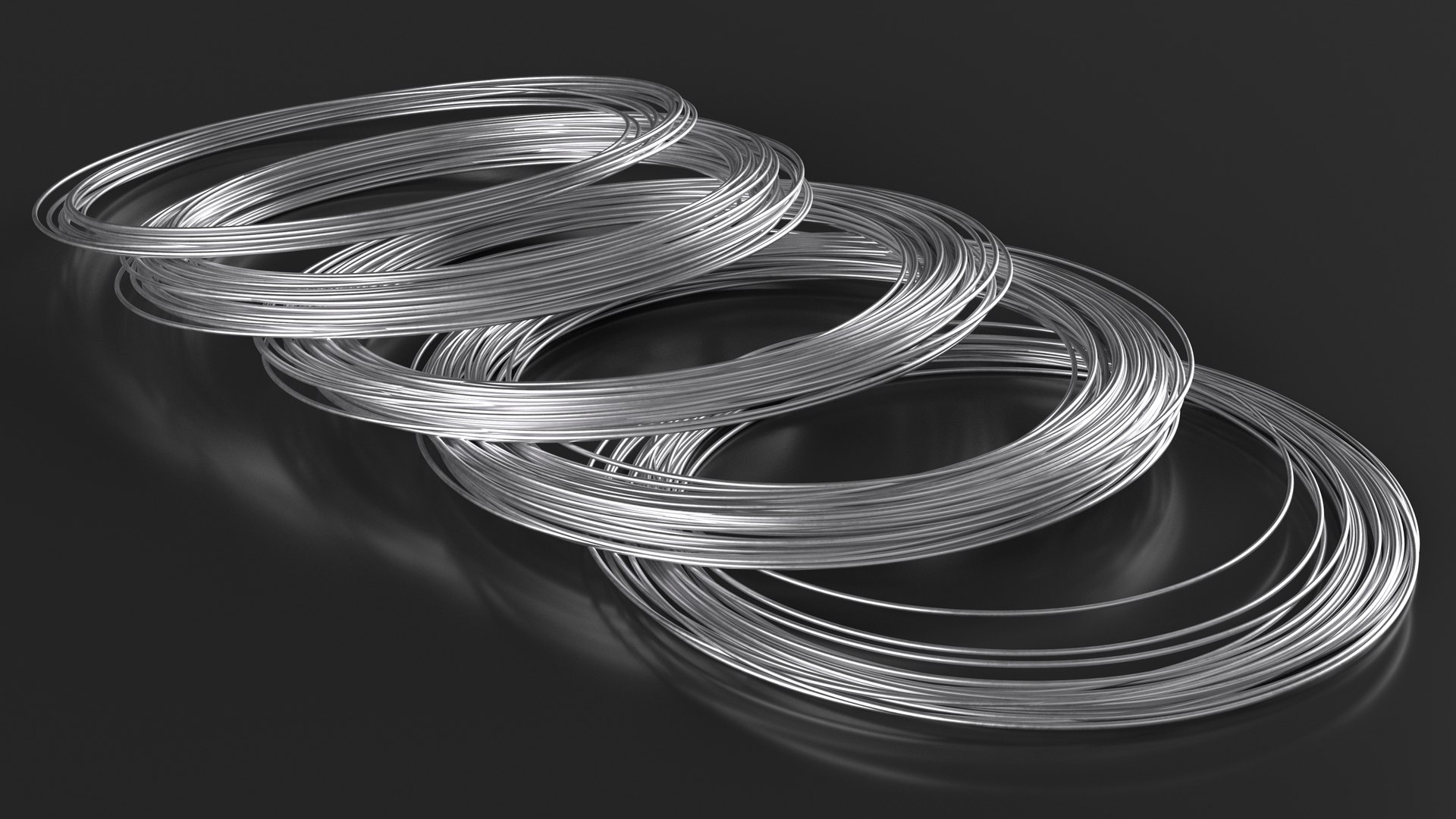 Twisted Aluminium Wire 3D Model - TurboSquid 2191895
