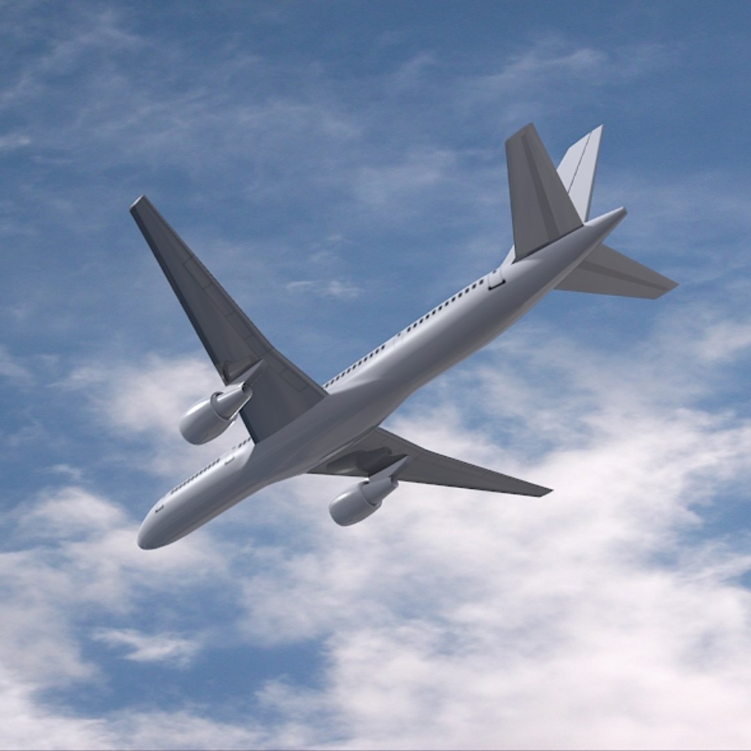 3ds Max Airplane Boeing Plane