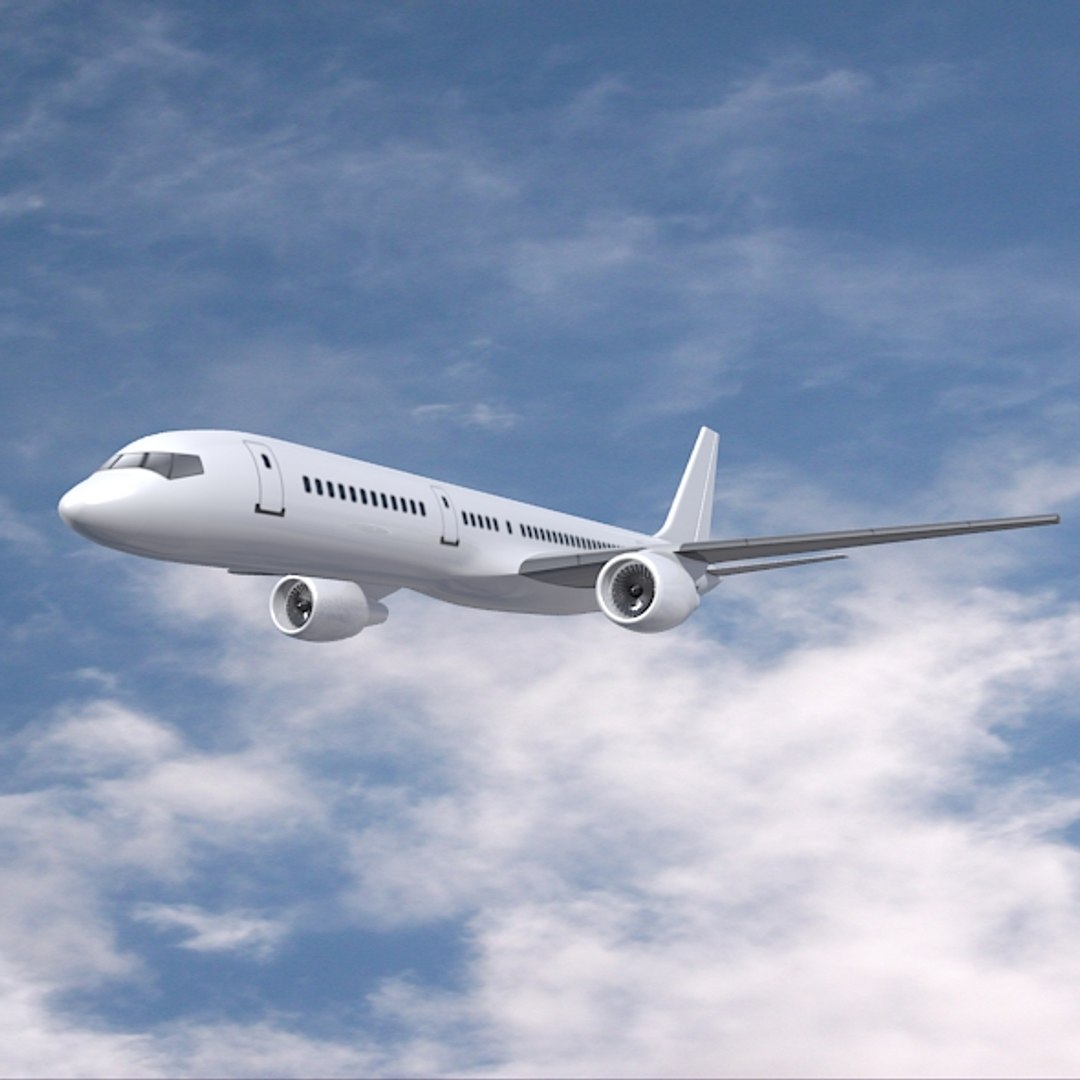 3ds Max Airplane Boeing Plane