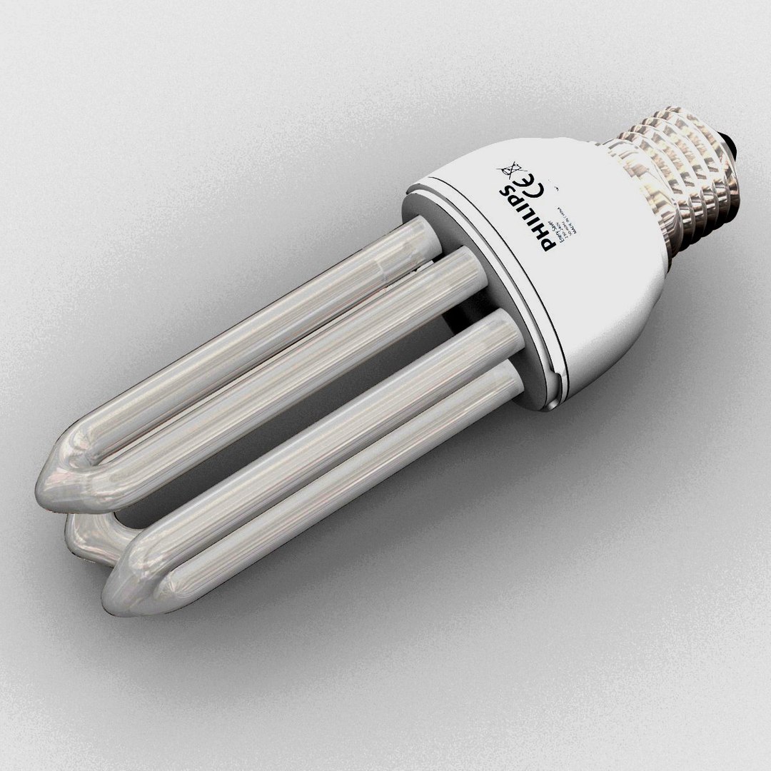 3d fluorescent philips lamp