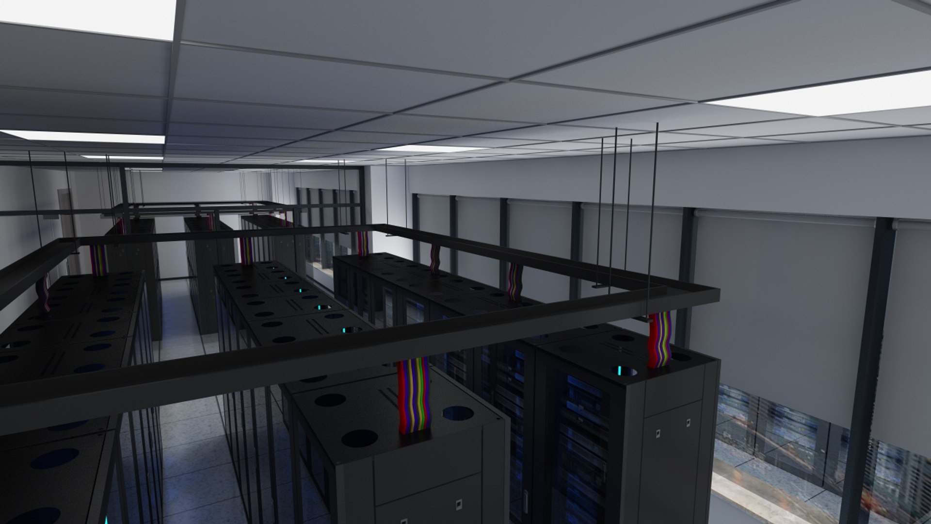 3D Computer Server Room 1 - TurboSquid 2259057