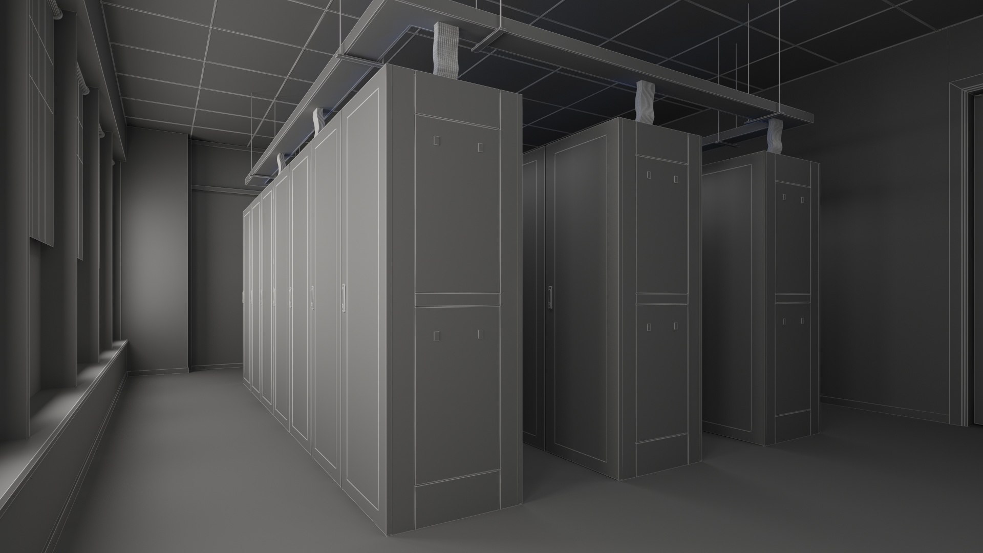 3D Computer Server Room 1 - TurboSquid 2259057