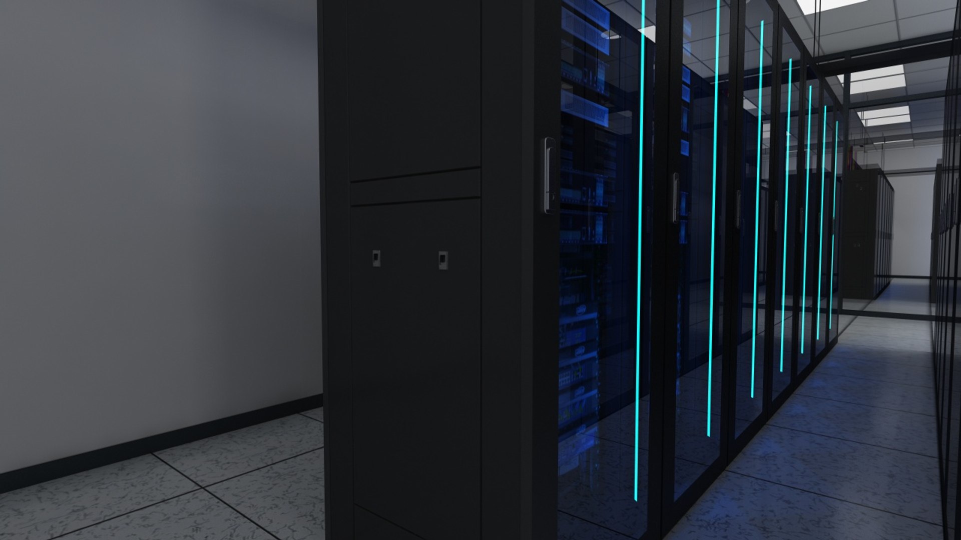 3D Computer Server Room 1 - TurboSquid 2259057