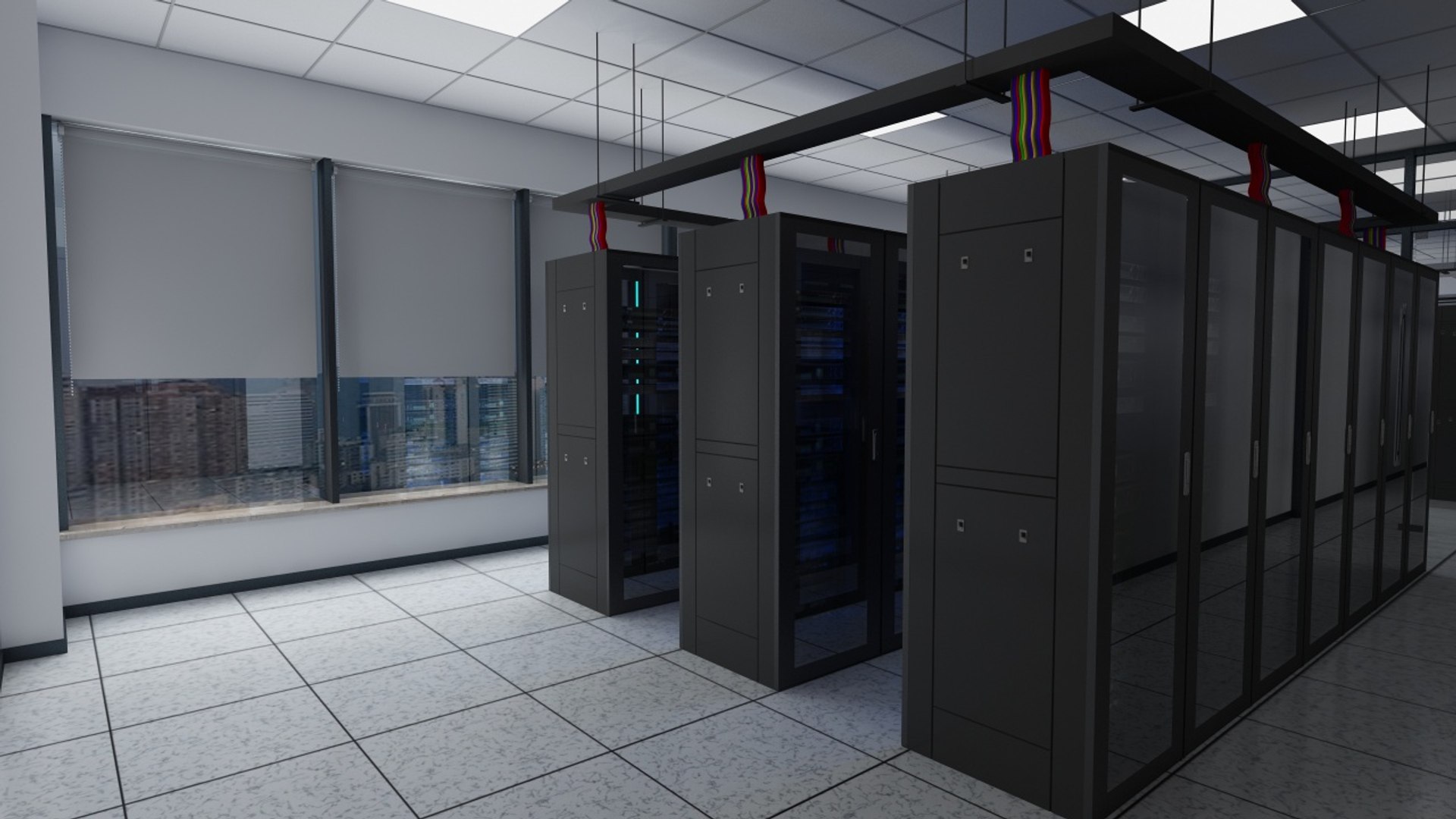 3D Computer Server Room 1 - TurboSquid 2259057