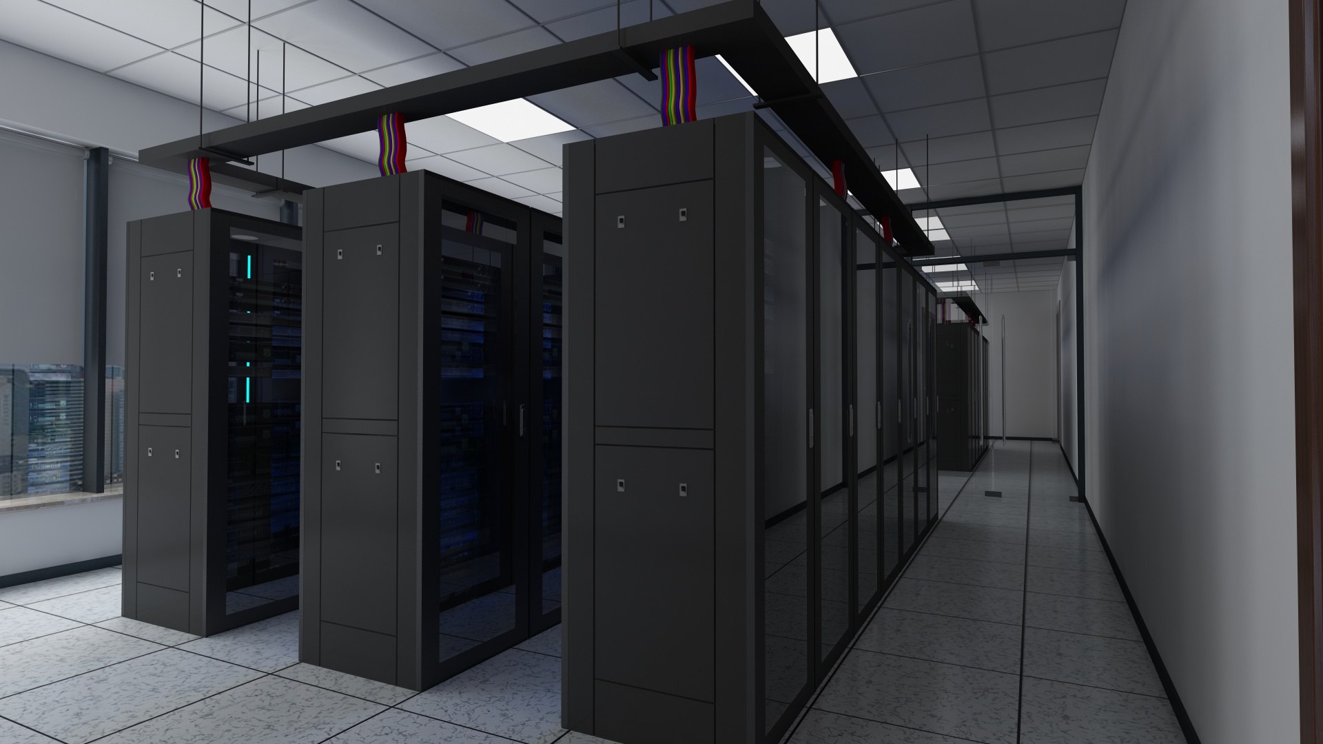 3D Computer Server Room 1 - TurboSquid 2259057