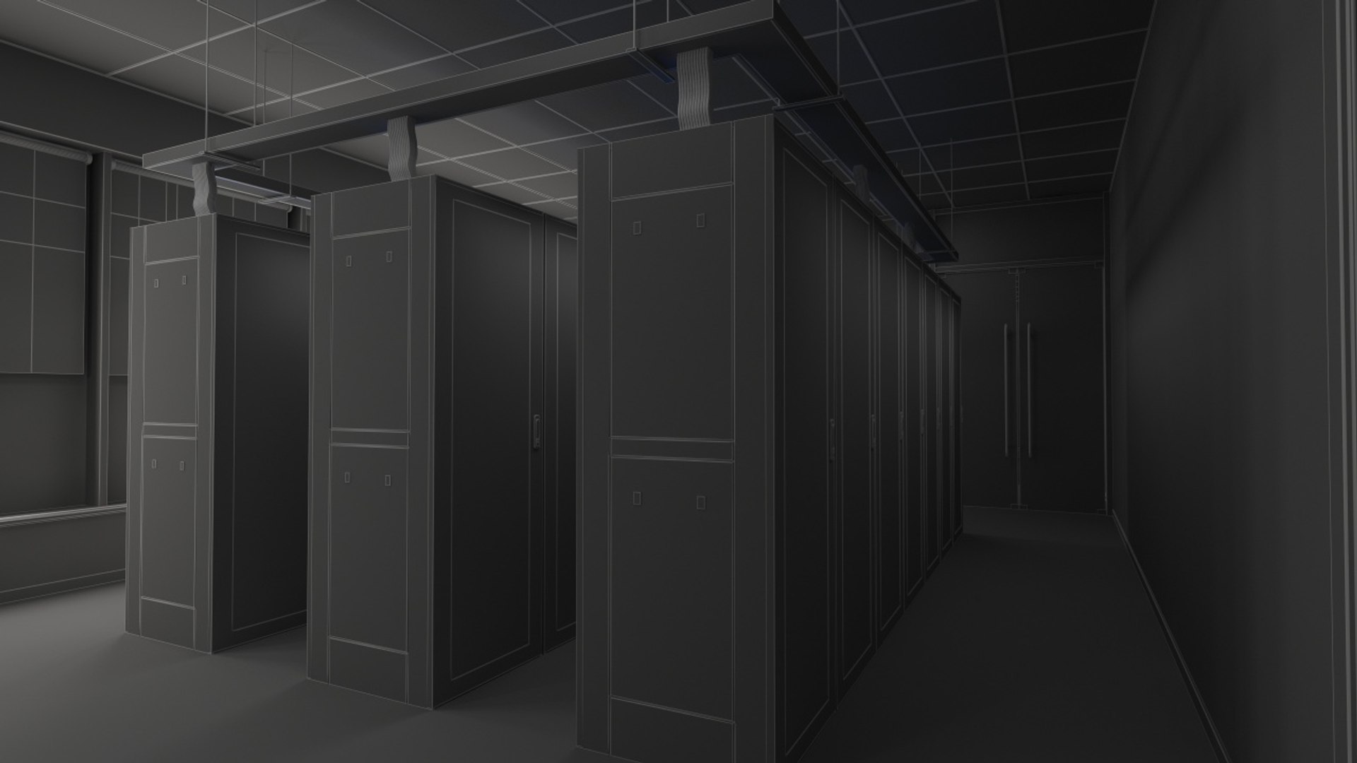 3D Computer Server Room 1 - TurboSquid 2259057