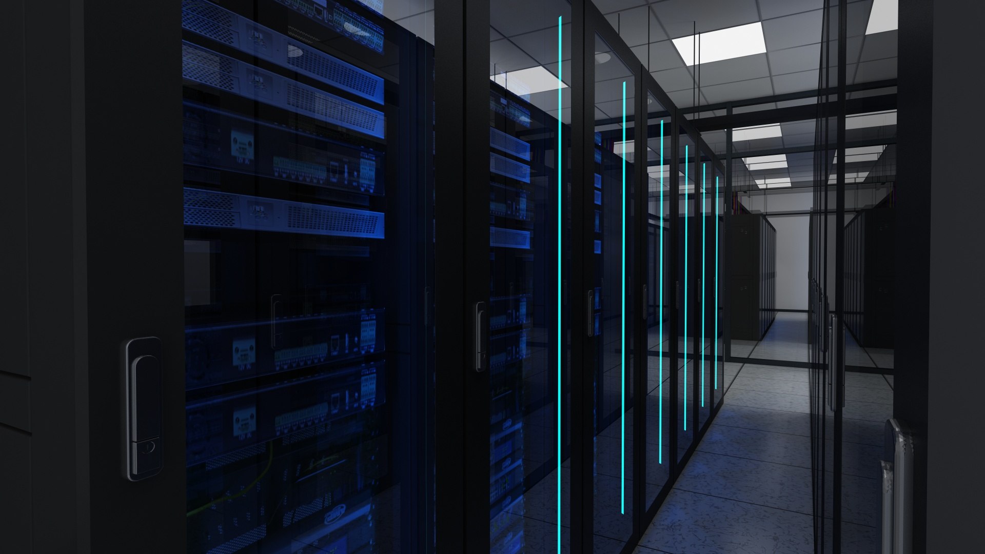 3D Computer Server Room 1 - TurboSquid 2259057