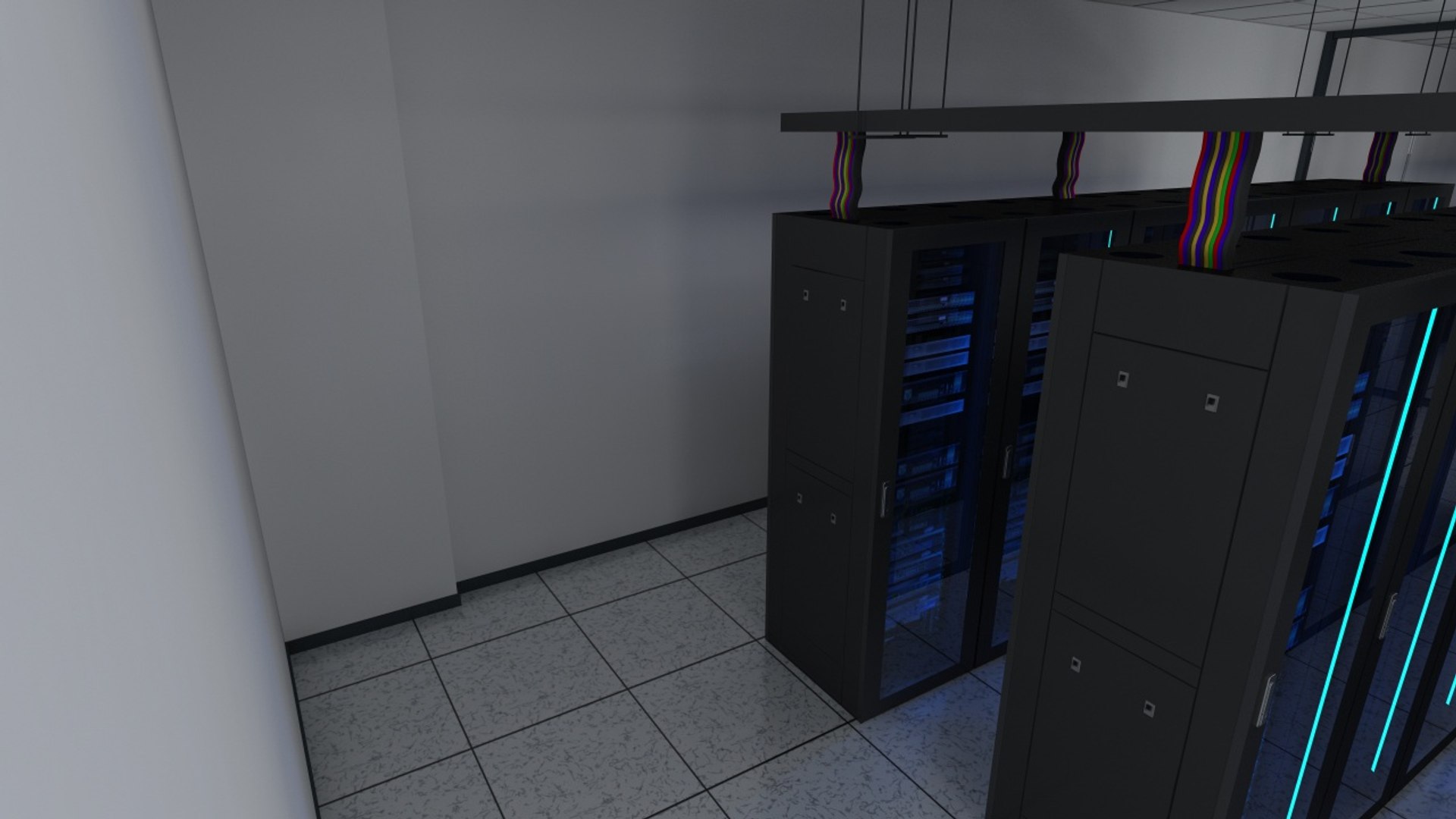 3D Computer Server Room 1 - TurboSquid 2259057