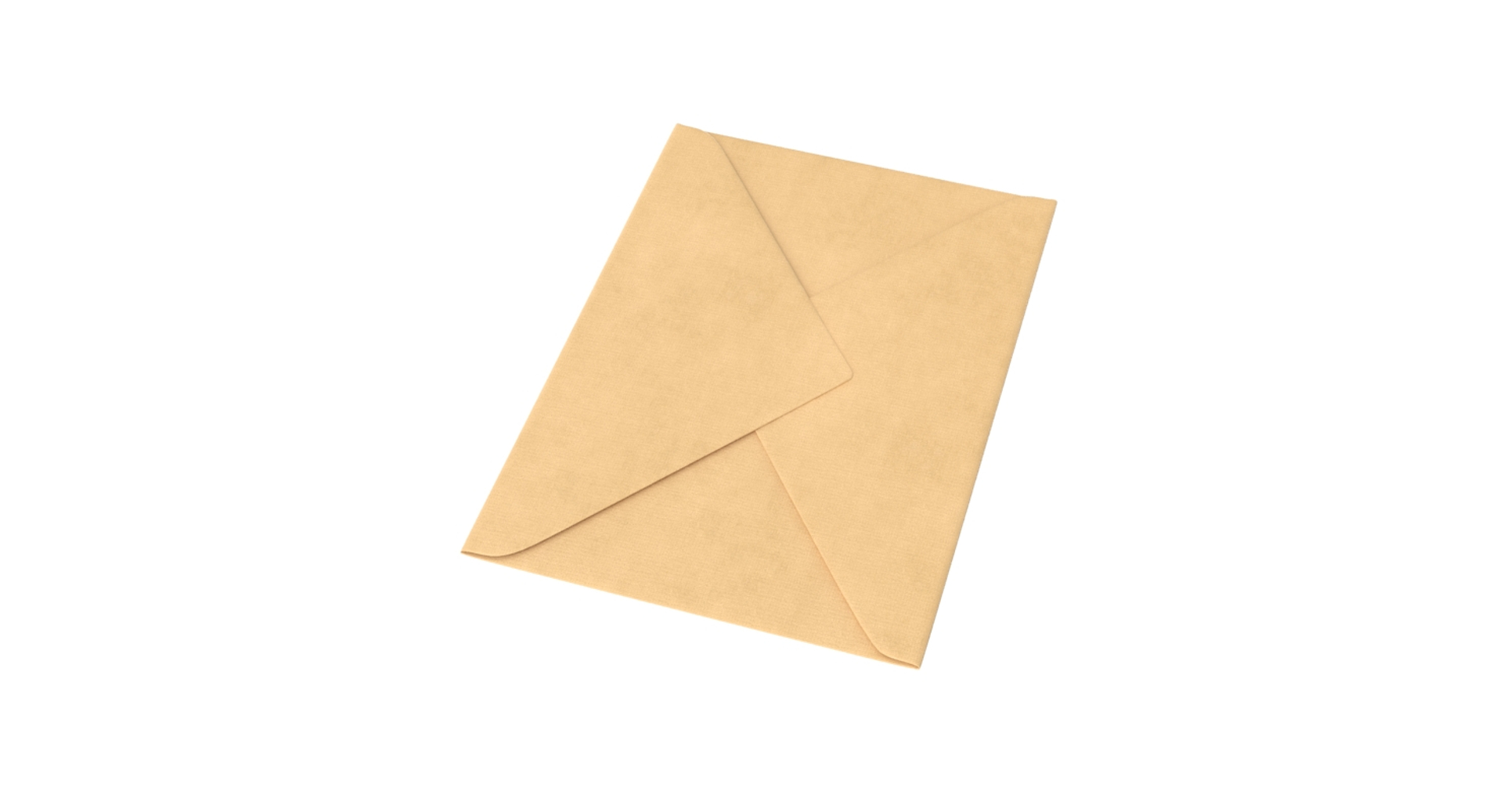 3D Model Real Mail Envelope - TurboSquid 1332583