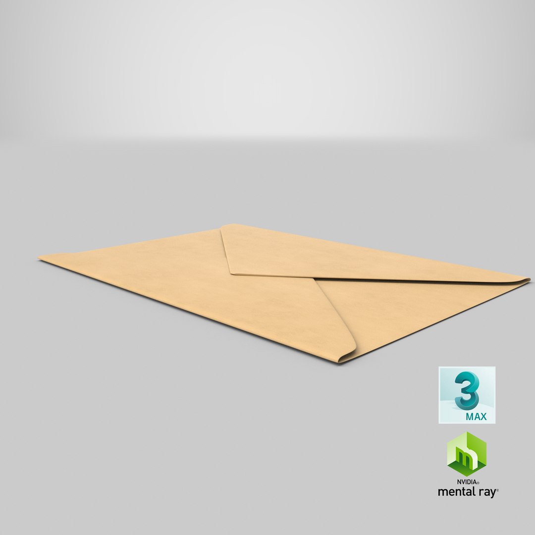 3D Model Real Mail Envelope - TurboSquid 1332583