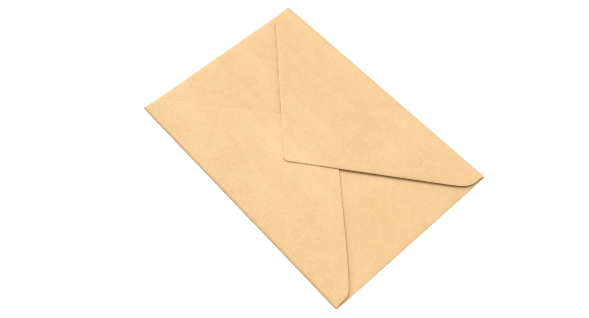 3D Model Real Mail Envelope - TurboSquid 1332583