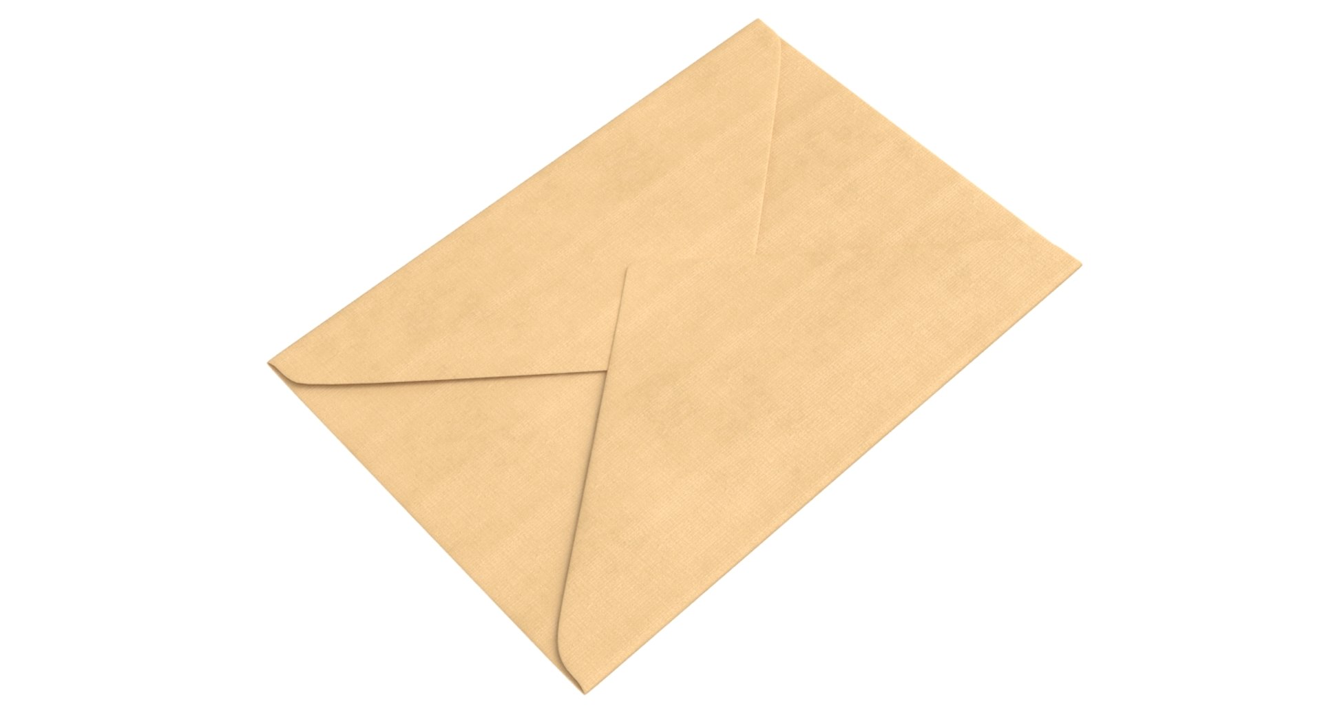3D Model Real Mail Envelope - TurboSquid 1332583