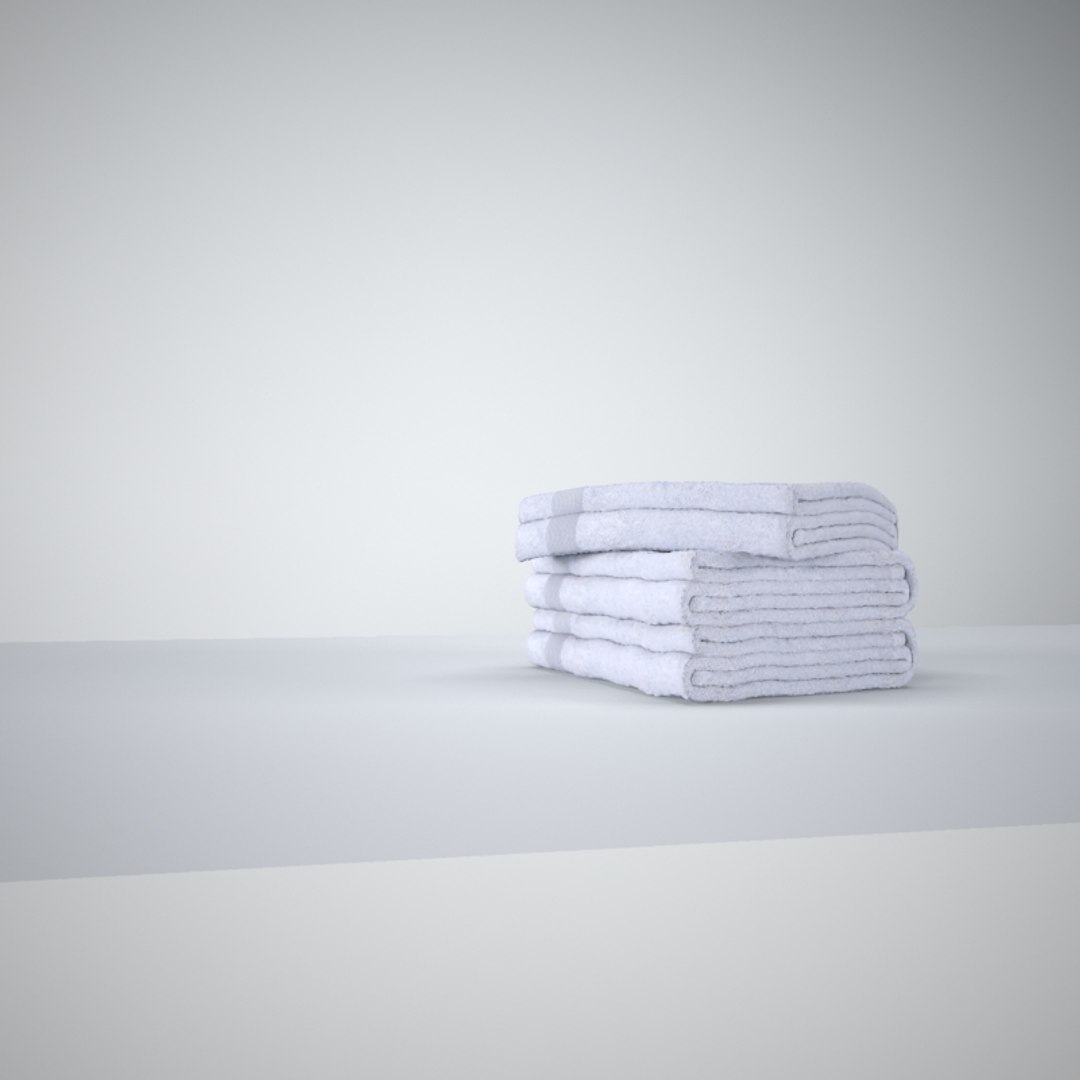 3d model towel bath bathtowels