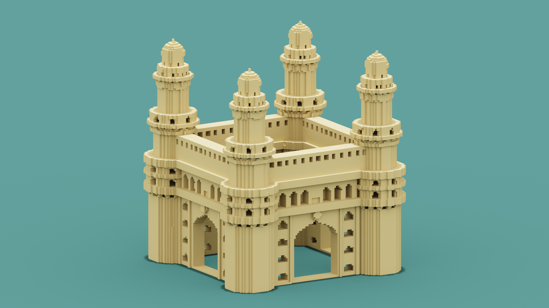 Charminar Model - TurboSquid 1864069