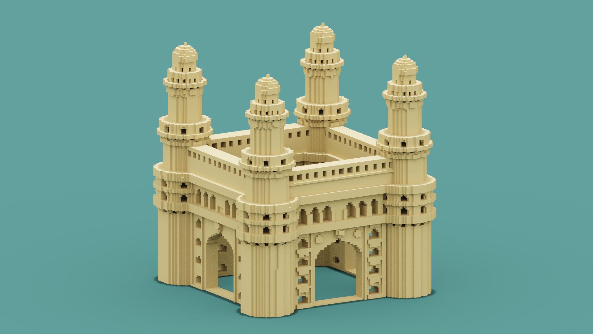 Charminar Model - TurboSquid 1864069