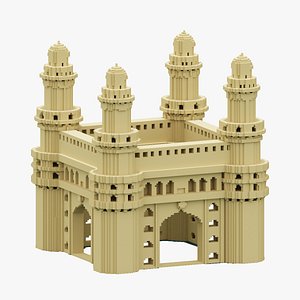 3D Charminar Models - Browse & Download Formats - TurboSquid