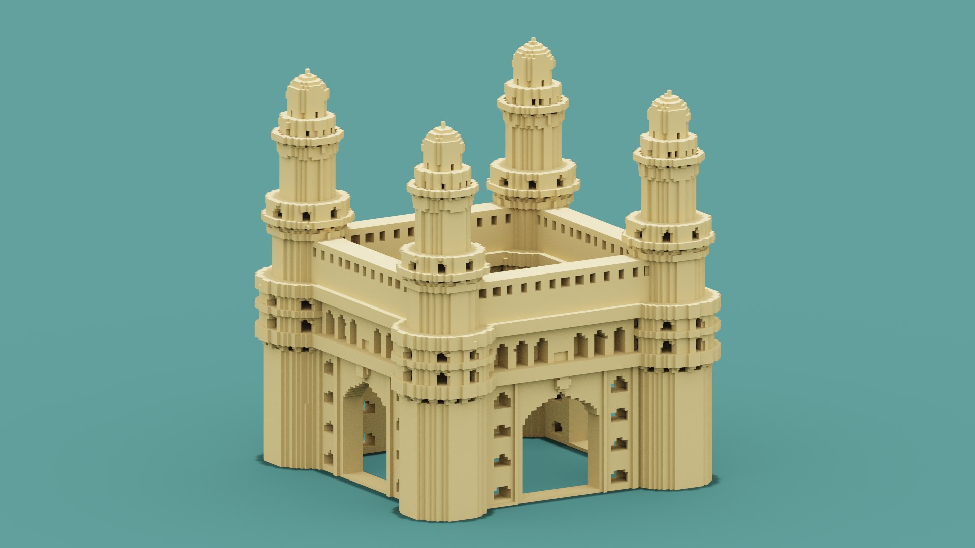 Charminar Model - TurboSquid 1864069