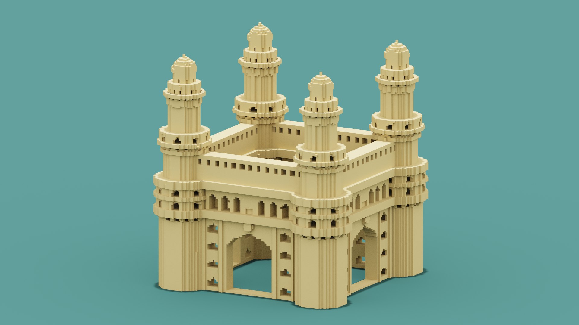 Charminar Model - TurboSquid 1864069