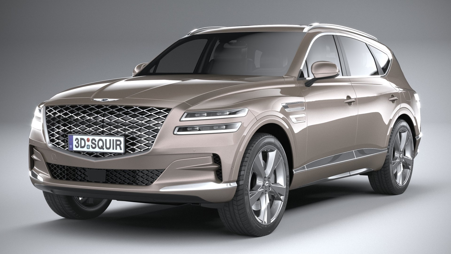 3D Genesis Gv80 2021 - TurboSquid 1520104