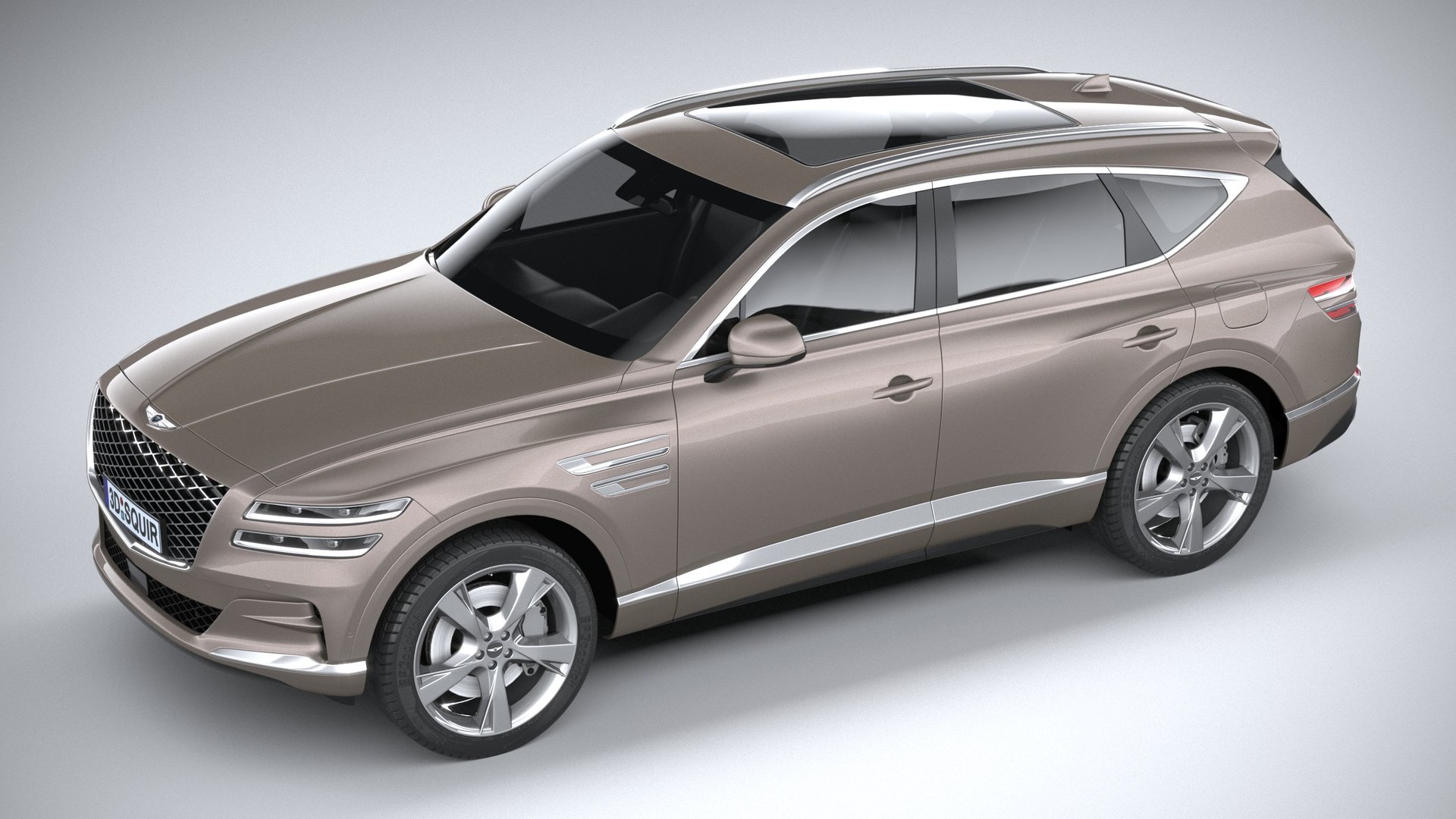 3D Genesis Gv80 2021 - TurboSquid 1520104