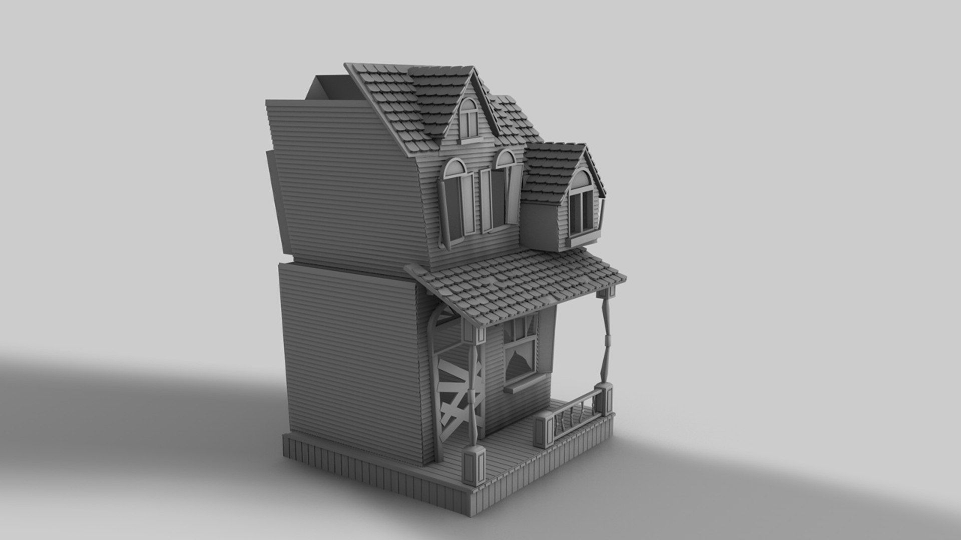 C4d Old House