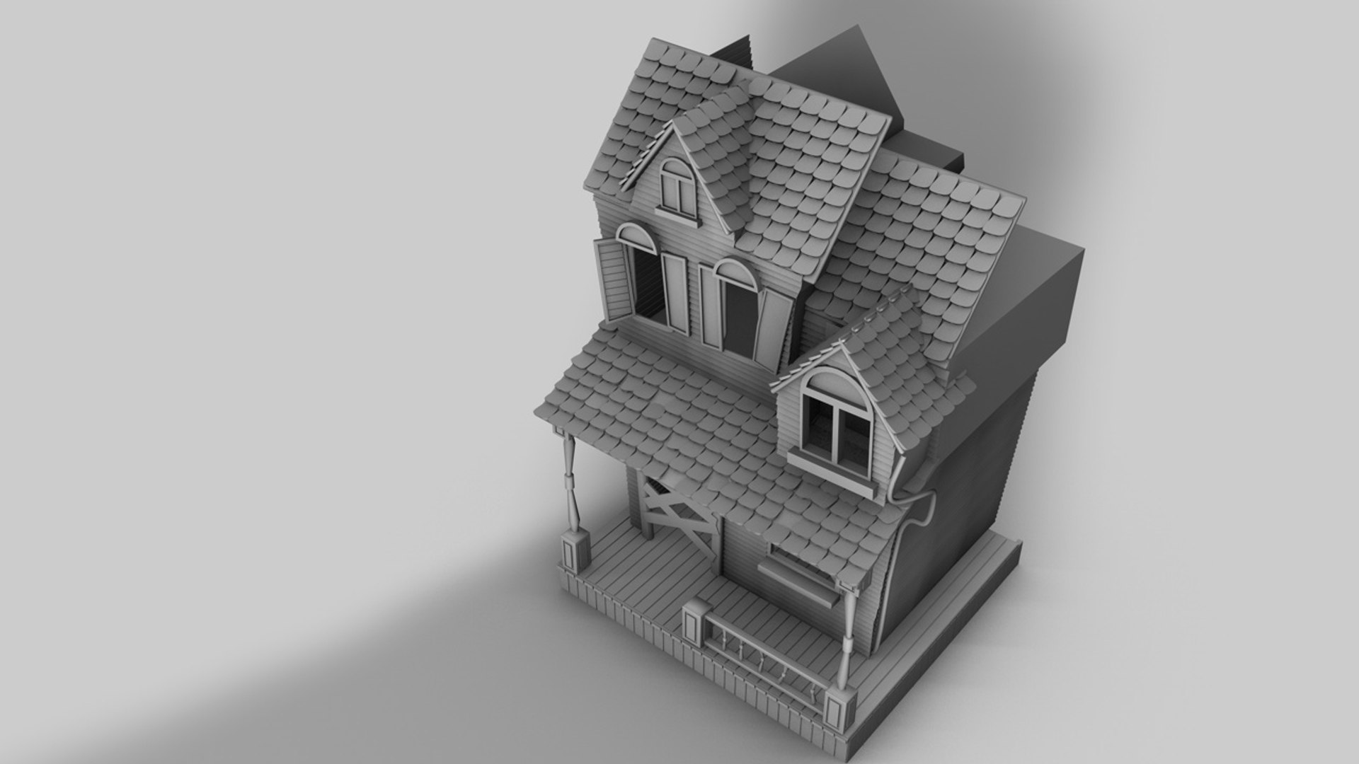 C4d Old House