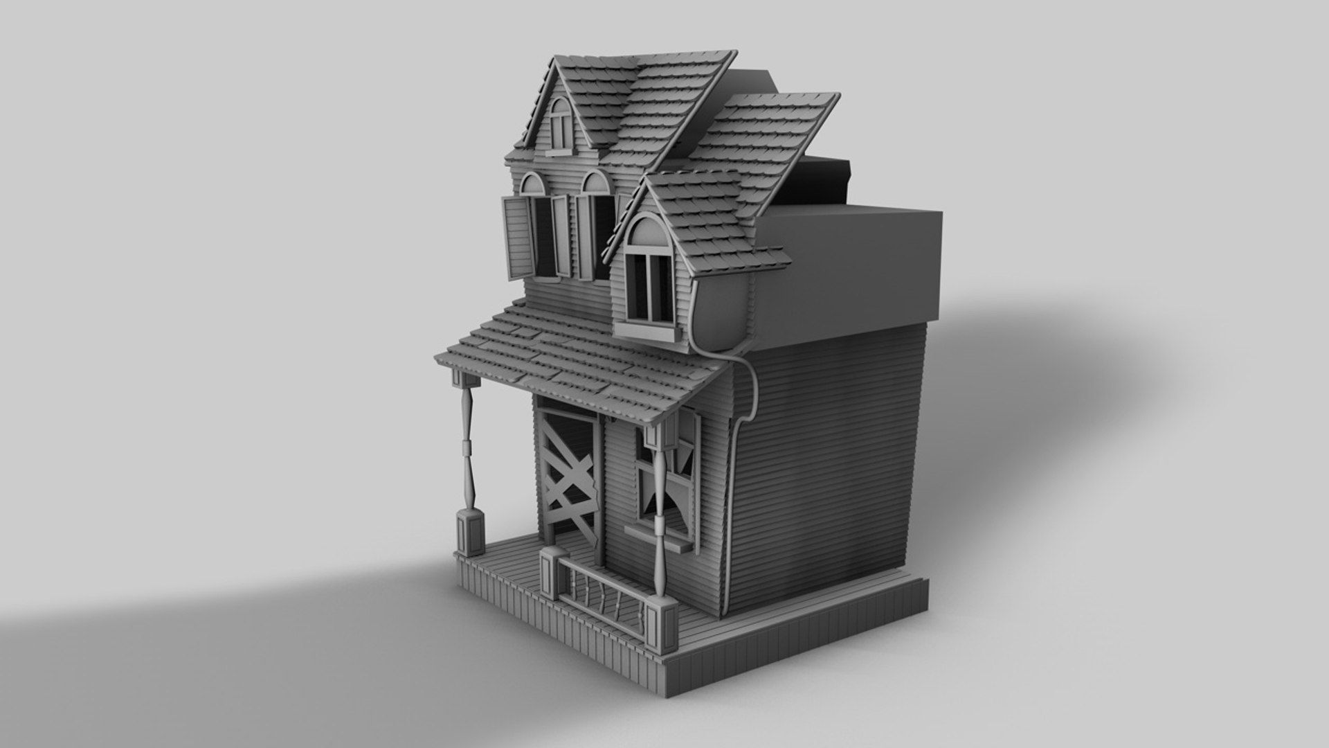C4d Old House