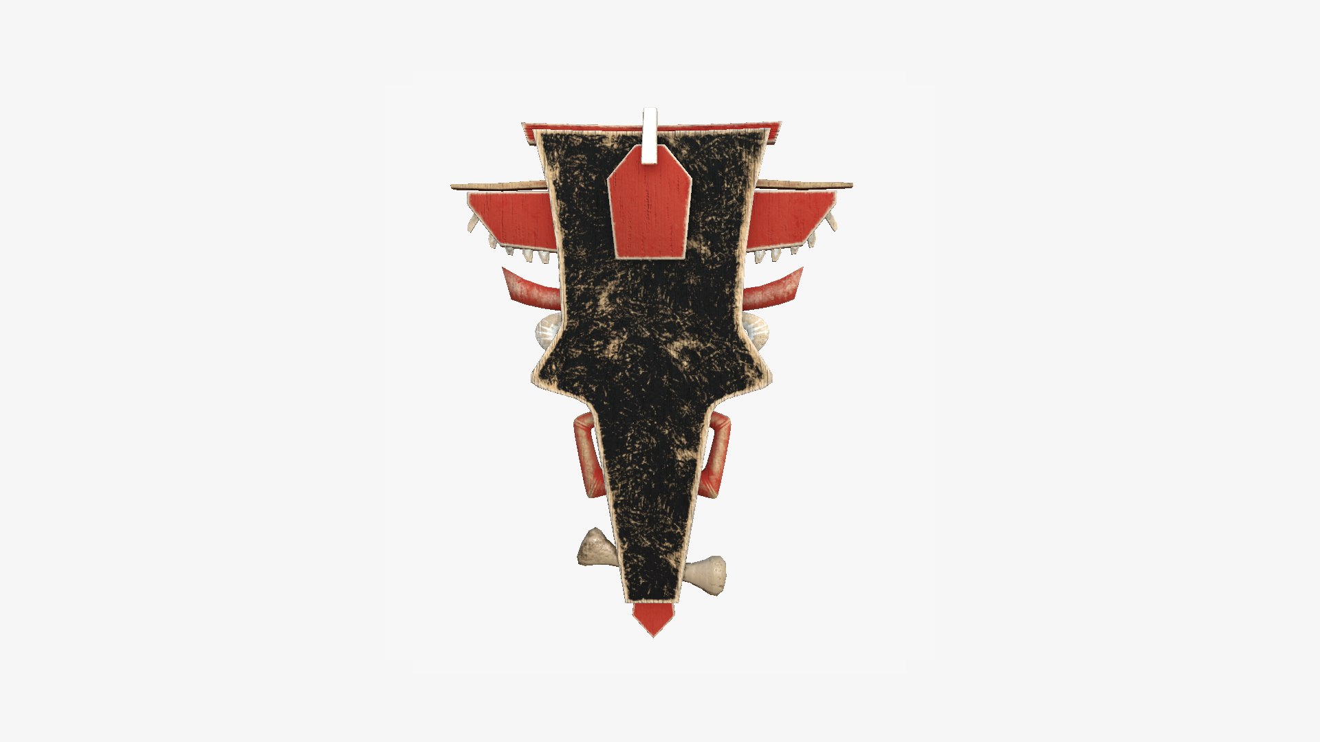 Tribal Mask C04 Black Red - Costume Character Design 3D - TurboSquid ...