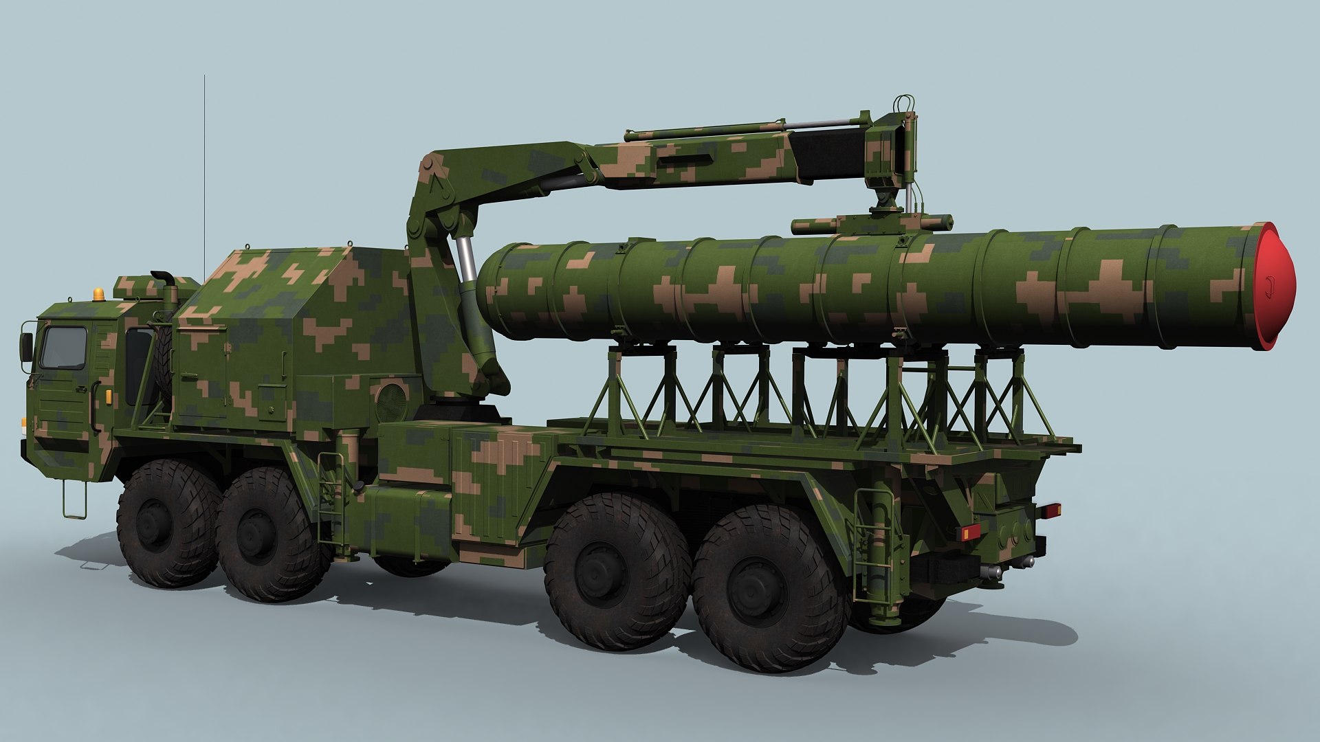 3D HQ-9 Transloader - TurboSquid 1839755