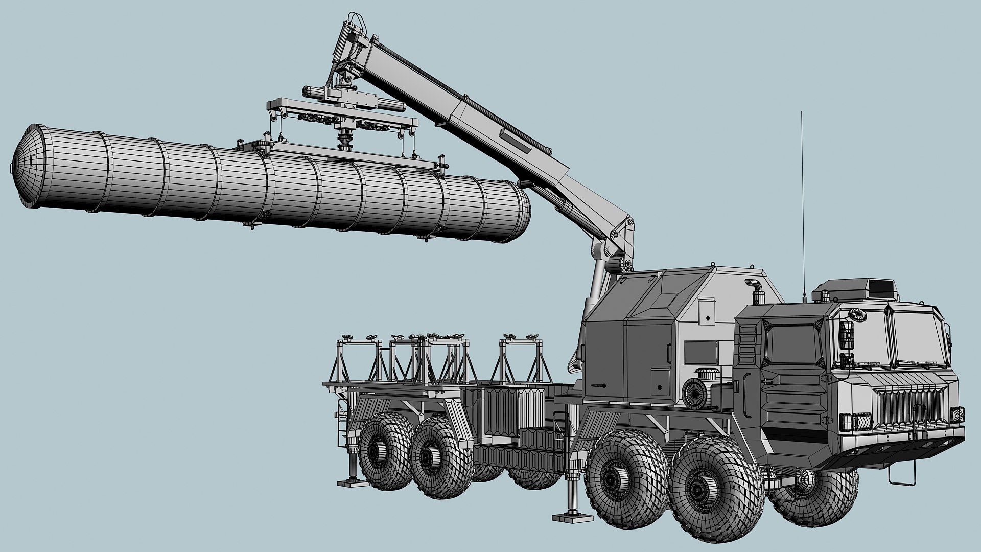 3D HQ-9 Transloader - TurboSquid 1839755