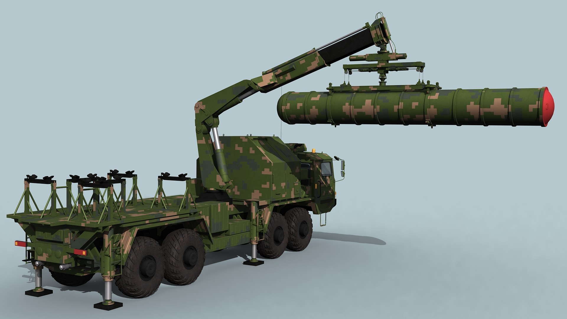 3D HQ-9 Transloader - TurboSquid 1839755