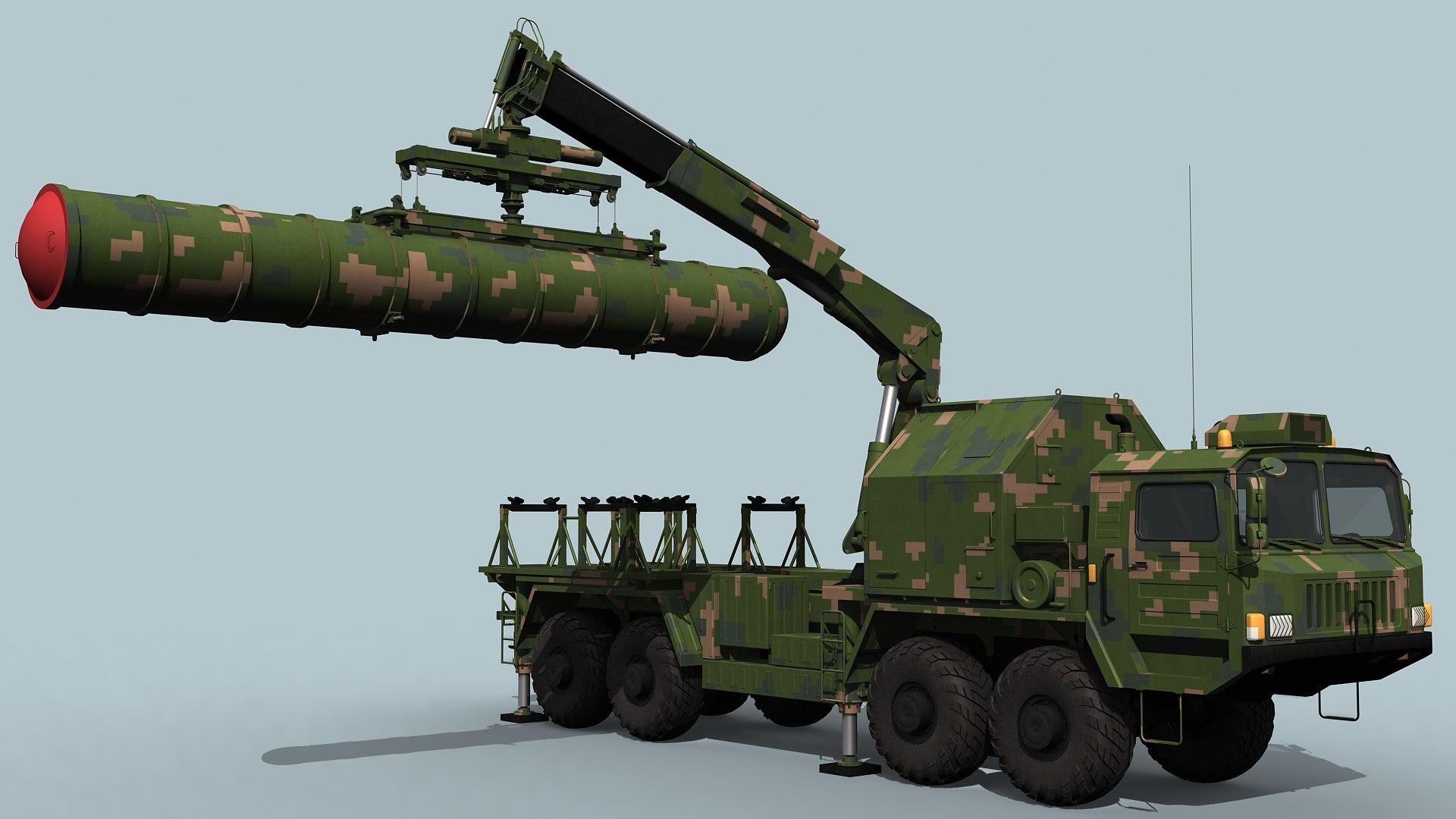 3D HQ-9 Transloader - TurboSquid 1839755
