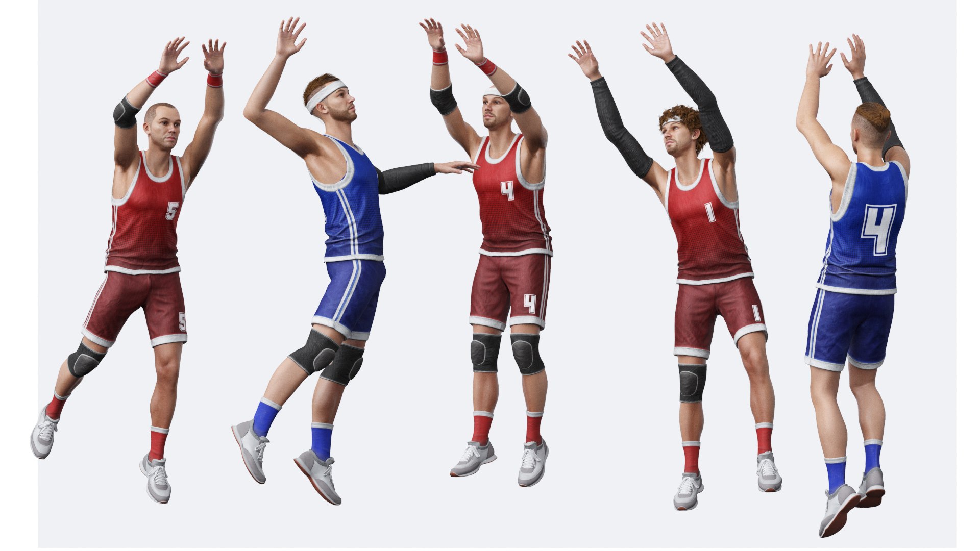 Volleyball Player 3D Model - TurboSquid 2387231
