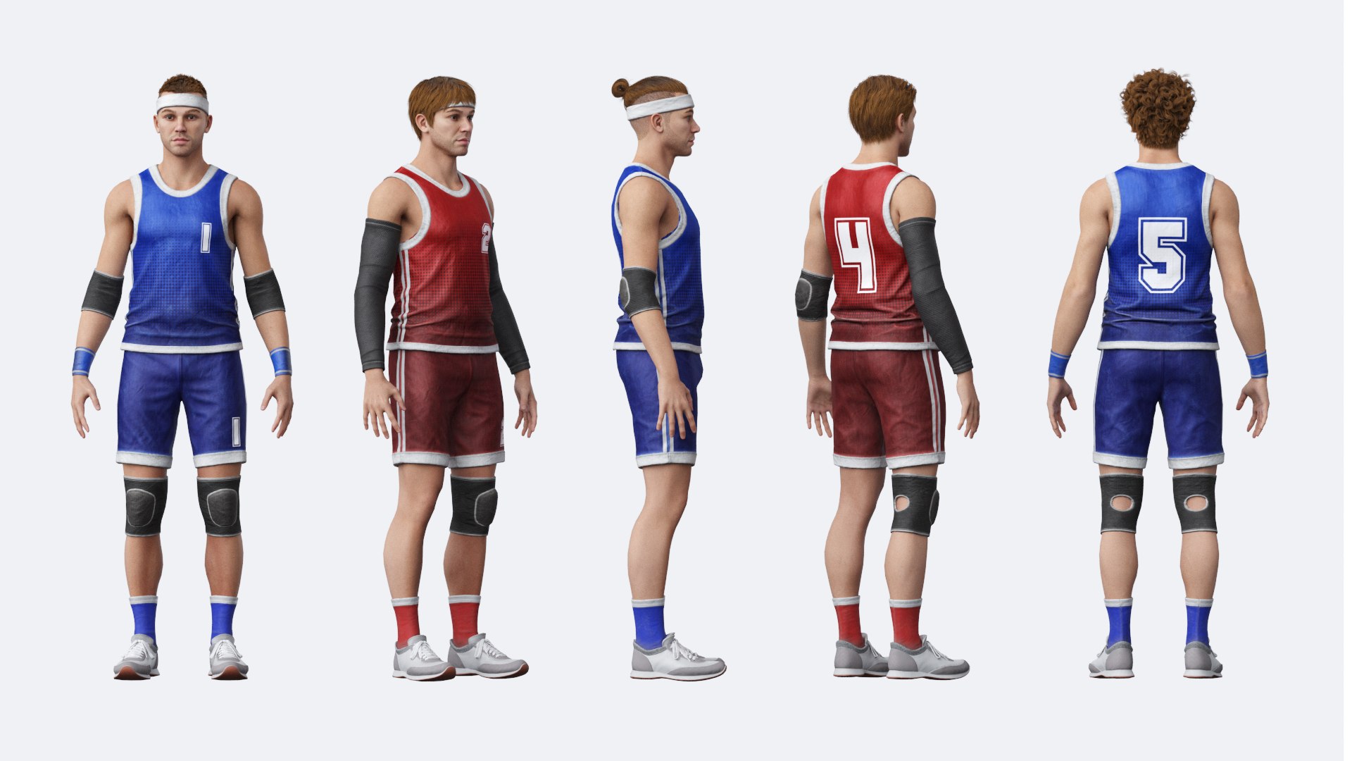 Volleyball Player 3D Model - TurboSquid 2387231