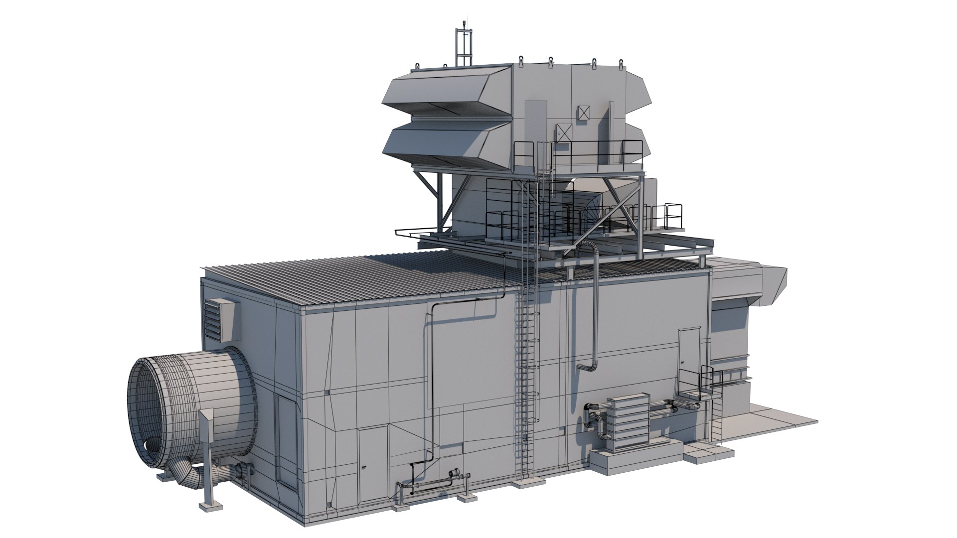 Siemens Sgt-800 Industrial Gas Turbine 3D Model - TurboSquid 1521705