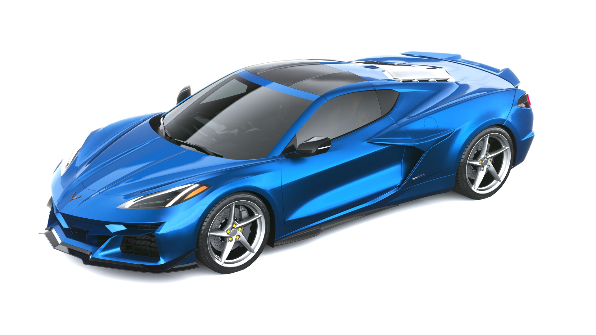 3D Chevrolet Corvette E-ray 2026 Lowpoly - TurboSquid 2482594