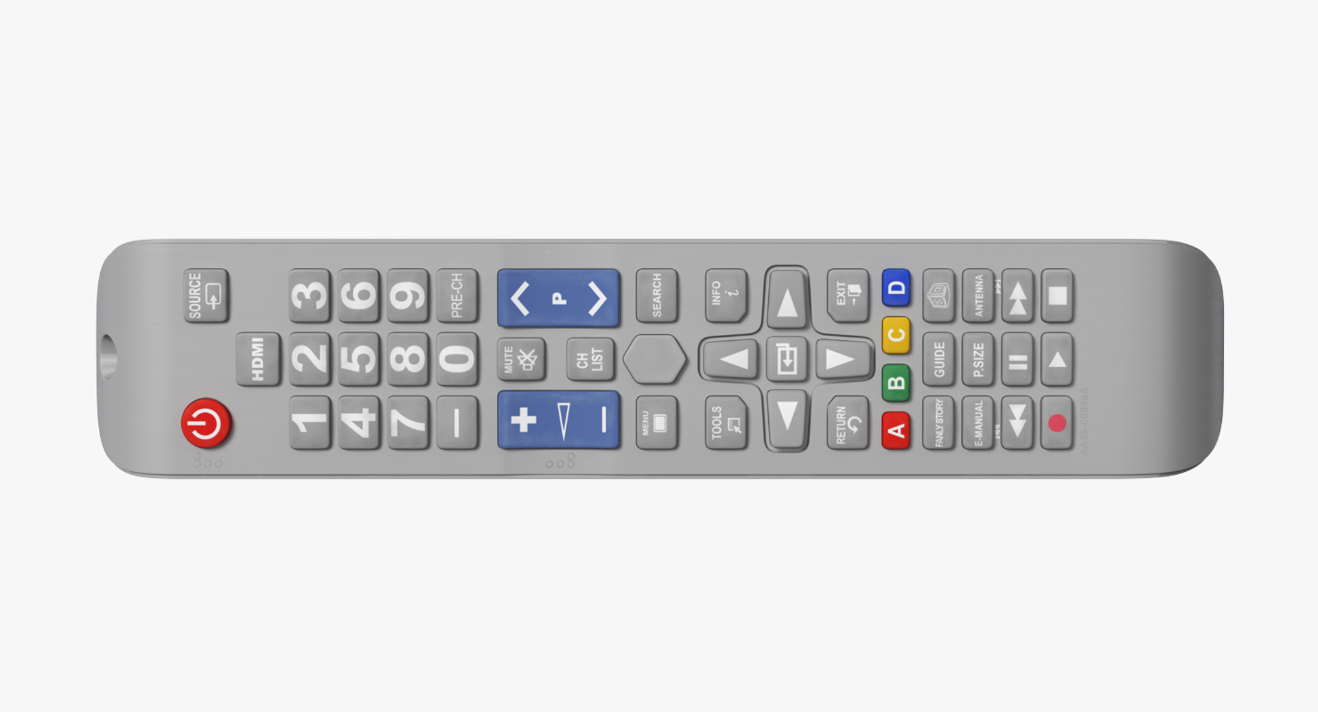 Tv Remote Control Generic 3D Model - TurboSquid 1362561