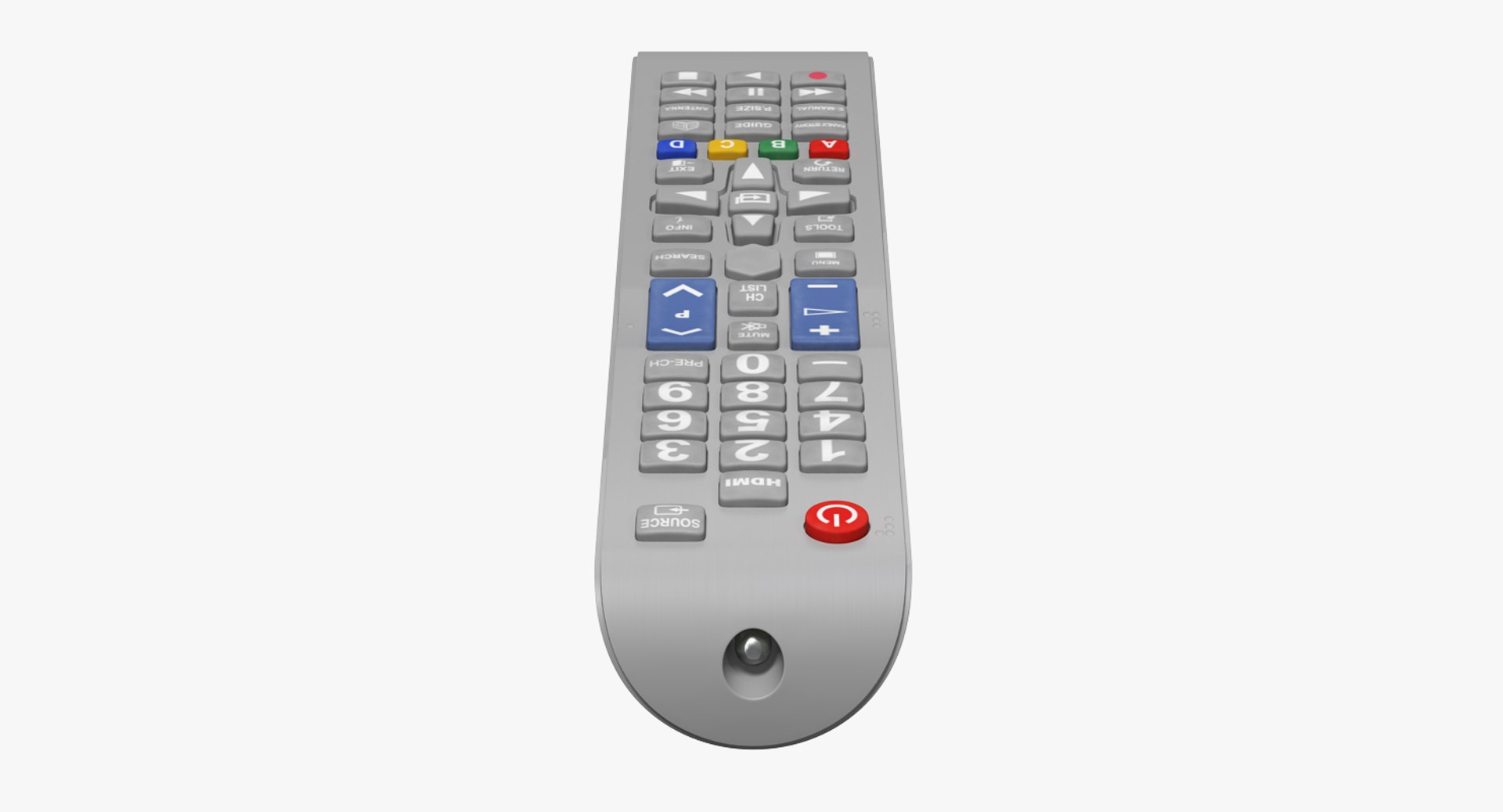 Tv Remote Control Generic 3D Model - TurboSquid 1362561
