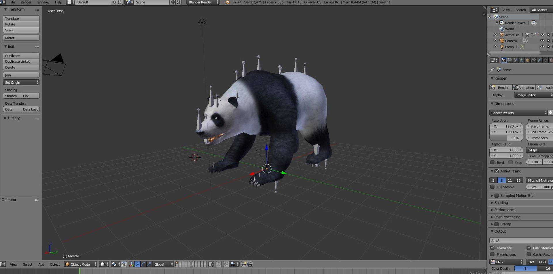 3D Bear Rigged Model - TurboSquid 1254568