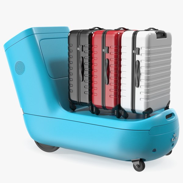 modelo 3d Luggage Bags at KLM Care E Robot - TurboSquid 2083644