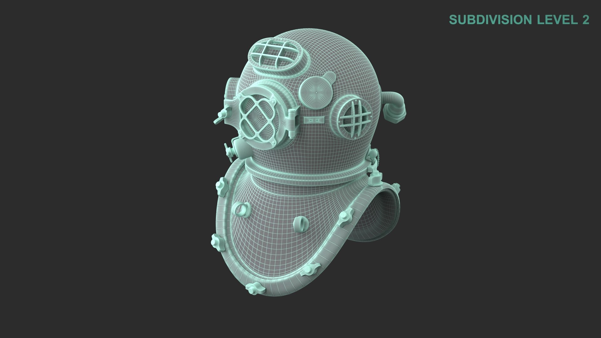 3D Model Diving Helmet - TurboSquid 1925099