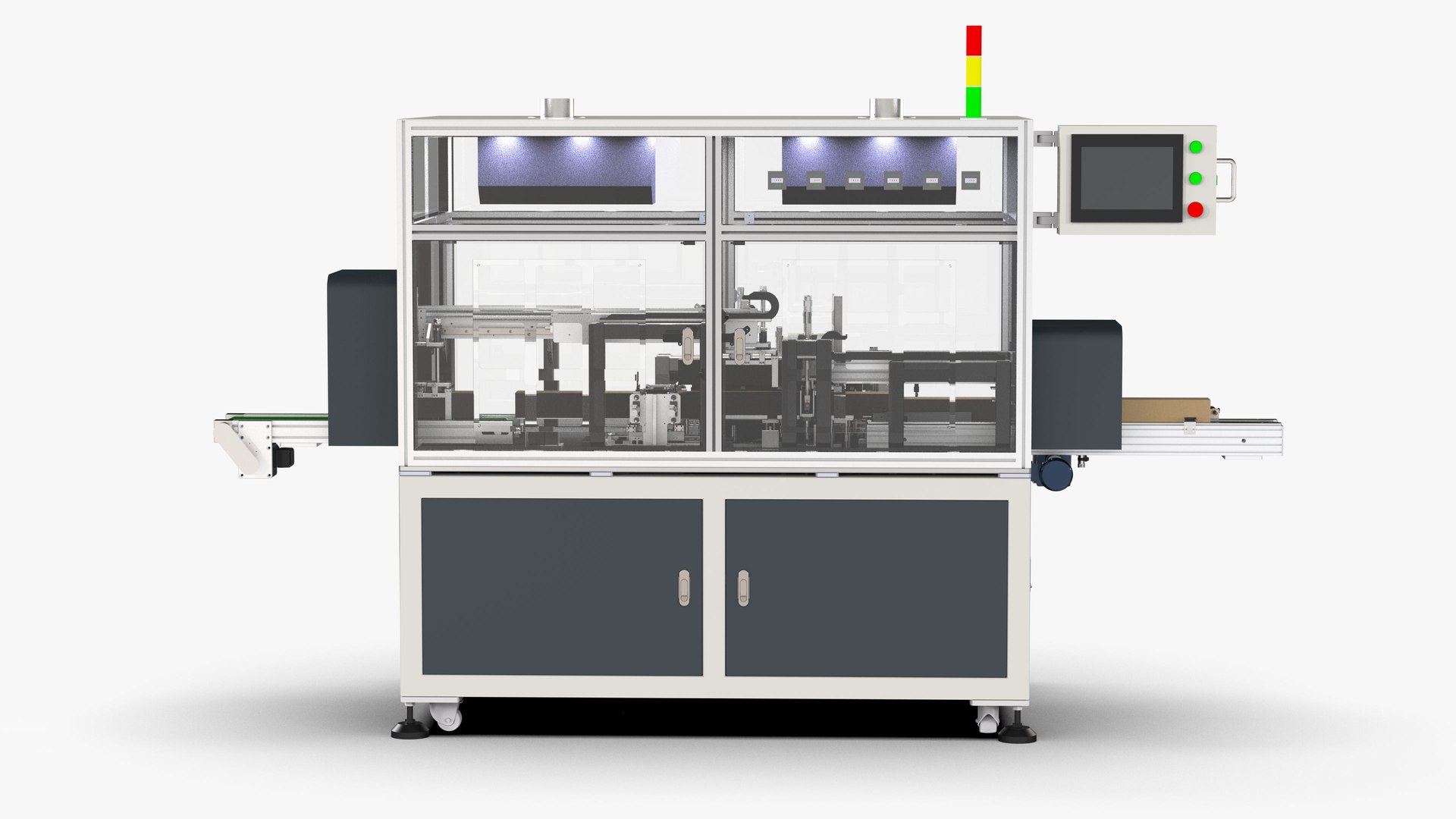 3D Automatic Mobile Phone Case Coating Packaging Machine Model ...