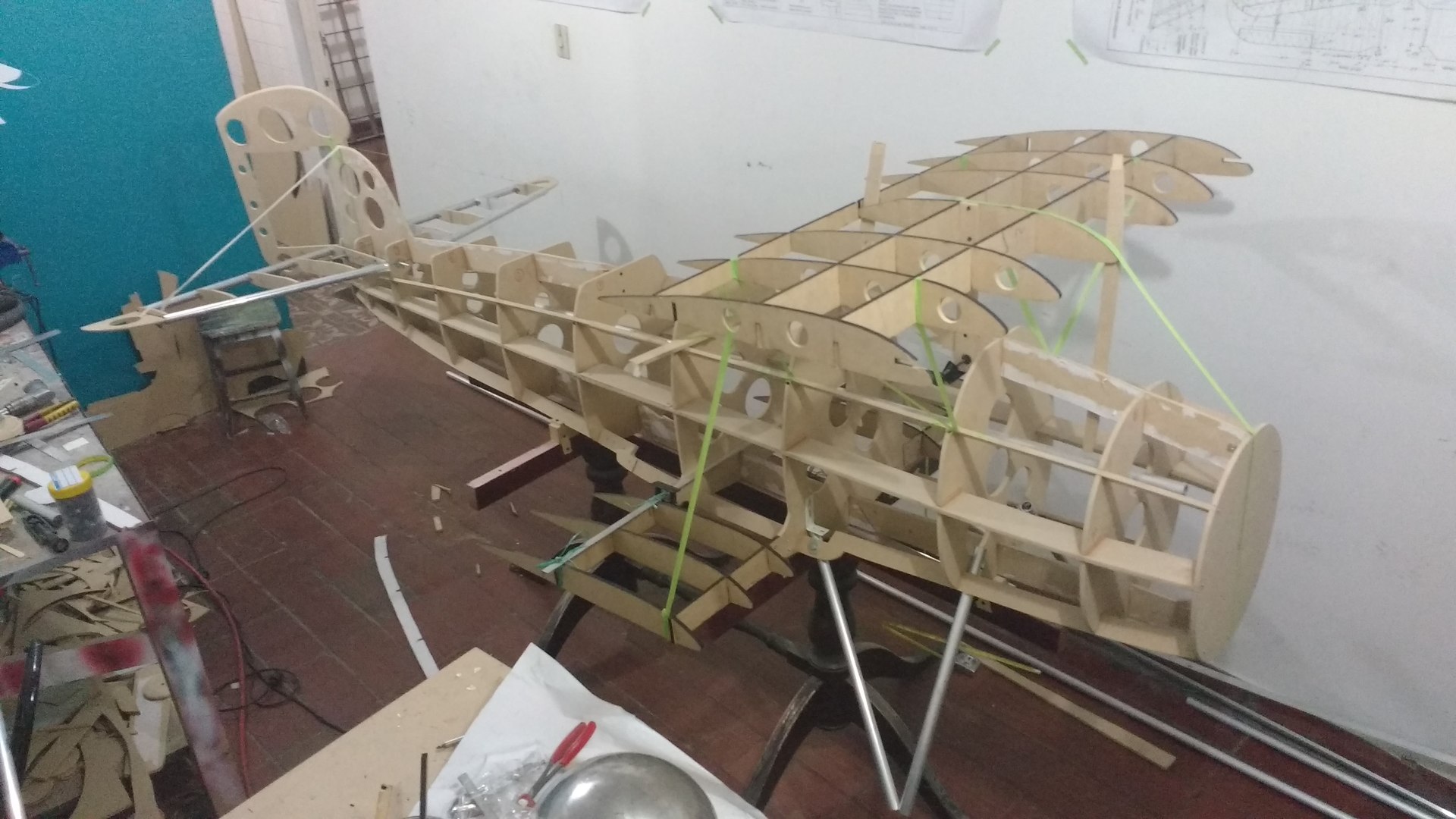 3d Model Biplane Curtiss Helldiver