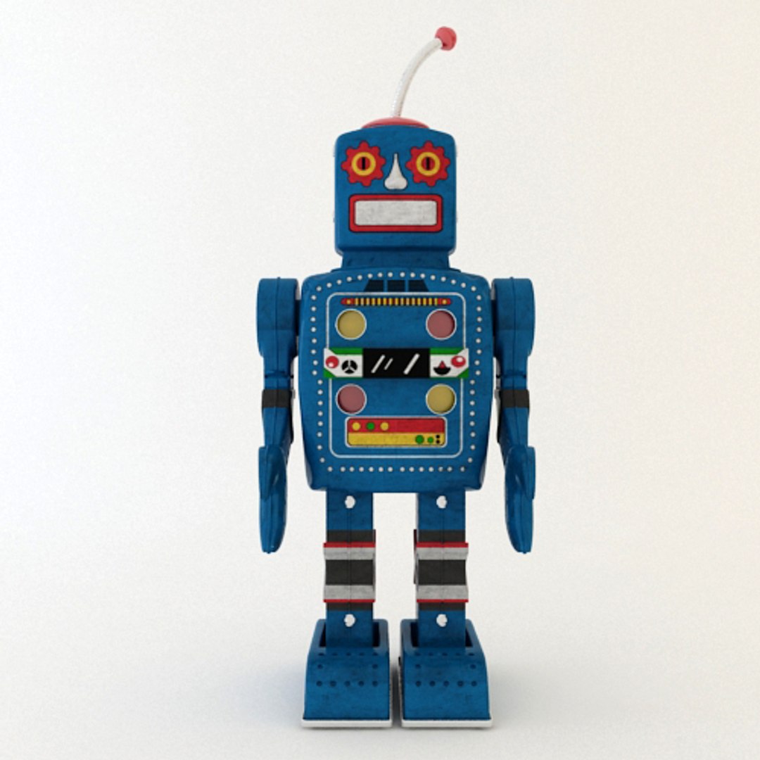Tin Robot 3d Max