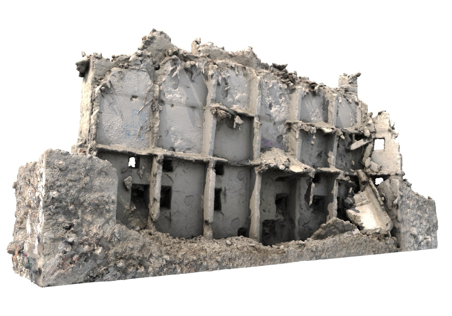 Concrete Rubble2 3D - TurboSquid 1722769
