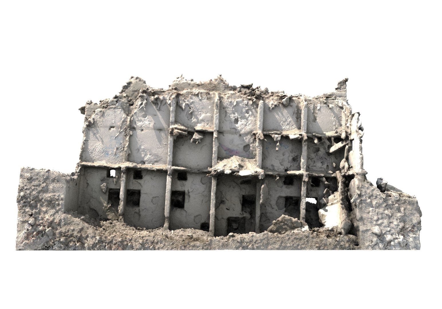 Concrete Rubble2 3D - TurboSquid 1722769