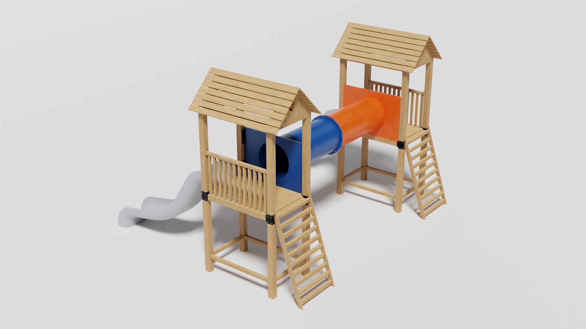 3D model Slide-Tube Playground - TurboSquid 1878692