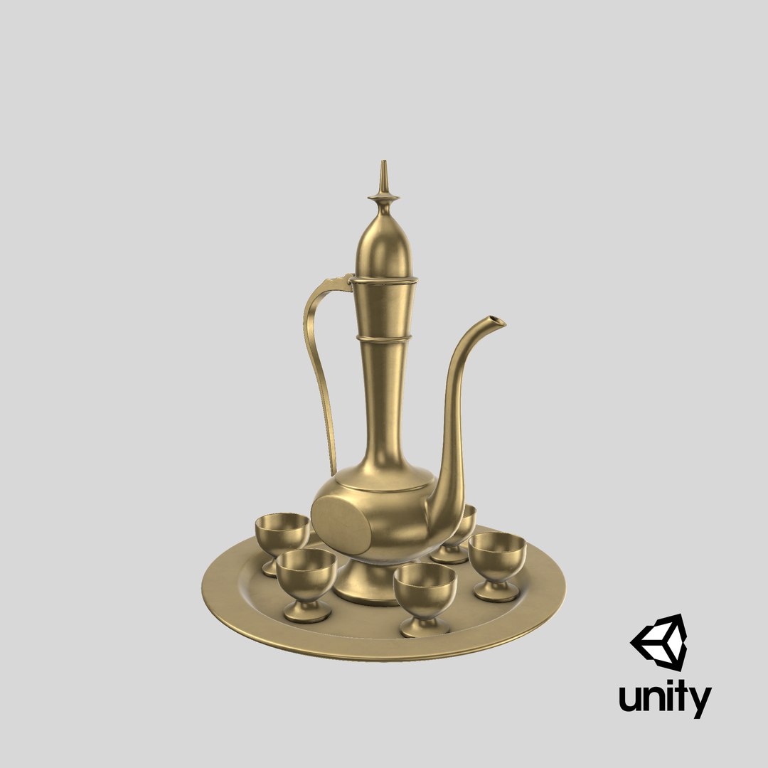 Tea Dallah 3D Model - TurboSquid 1404196